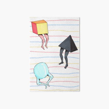 "shape squad" Art Board Print for Sale by MinSnail | Redbubble