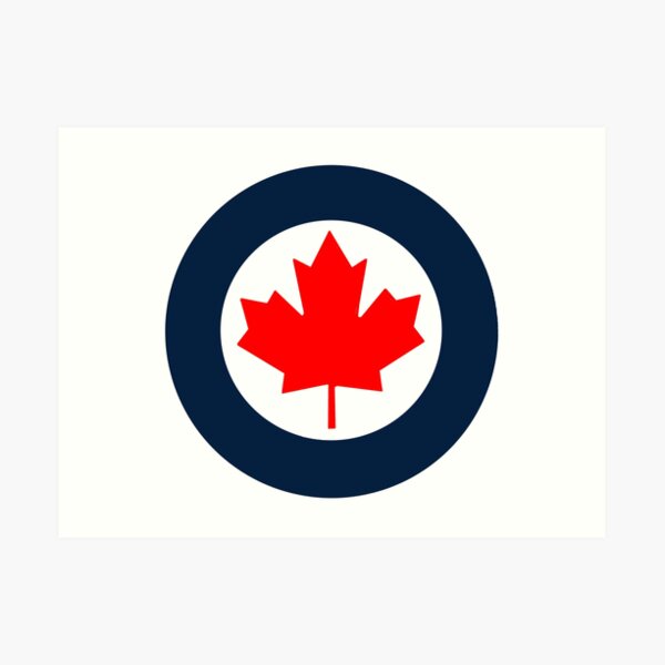 "Royal Canadian Air Force Roundel" Art Print by Quatrosales | Redbubble