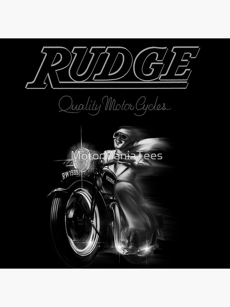 "Vintage Rudge Motorcycle Advertising By MotorManiac" Poster for Sale ...