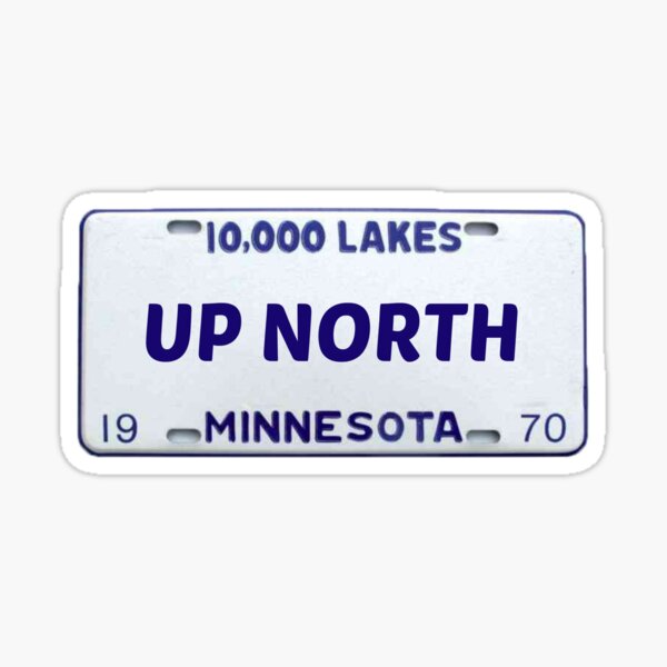 "Minnesota Up North Sticker" Sticker by emilywerfel | Redbubble