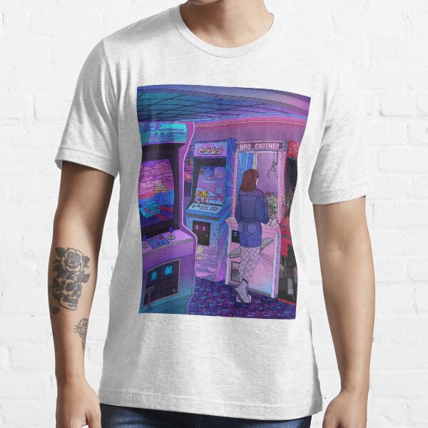 "Arcade" T-shirt for Sale by kelseydraws | Redbubble | neon t-shirts ...