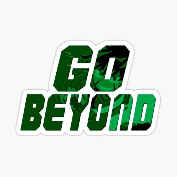 "My Hero Academia: Go Beyond!" Sticker by ProddyG | Redbubble