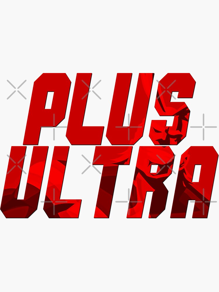 "My Hero Academia: Plus Ultra!" Sticker for Sale by ProddyG | Redbubble