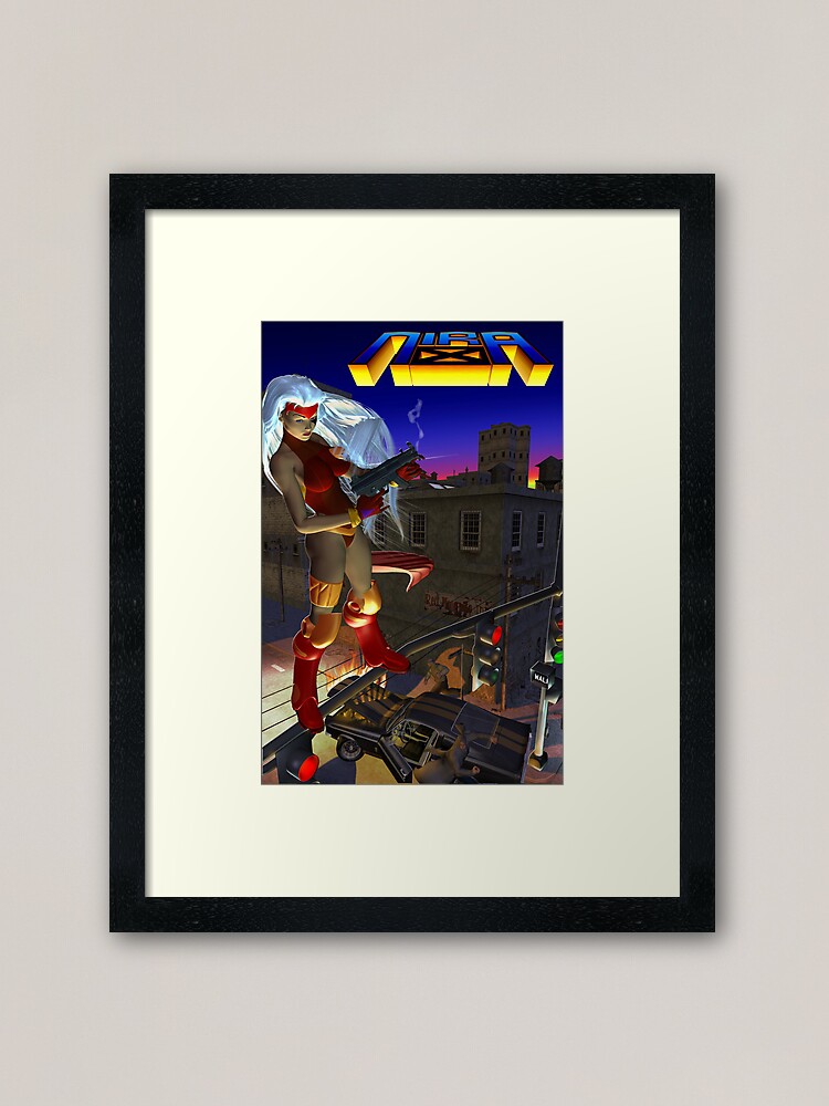 "Nira X poster 2" Gerahmter Kunstdruck von CWR63 | Redbubble