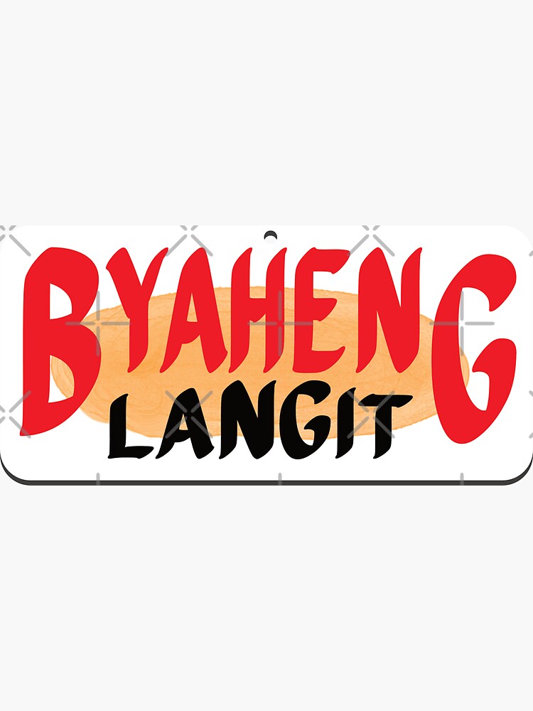 "Byaheng Langit (Trip to Heaven)" Sticker for Sale by nicomalala ...