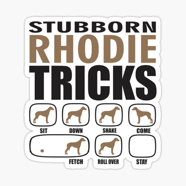 Kitchen & Dining Present For Dog Lovers Joke Rhodesian Ridgeback Dog ...