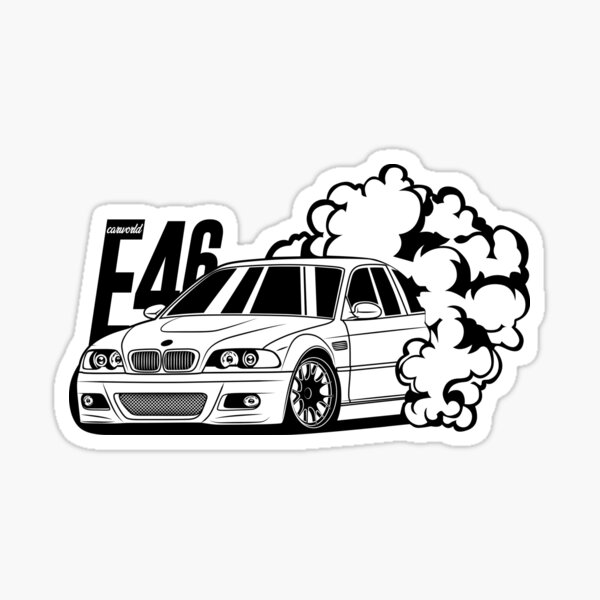 Sticker: E46 | Redbubble