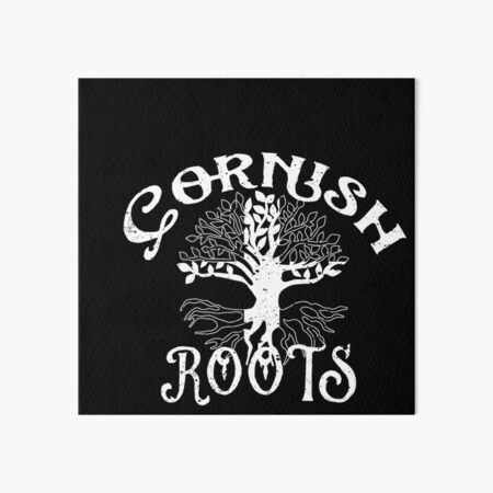 "Cornish Roots Cornwall Flag Family Tree Ancestry Heritage" Art Board ...
