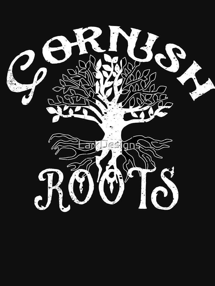 "Cornish Roots Cornwall Flag Family Tree Ancestry Heritage" T-shirt for ...