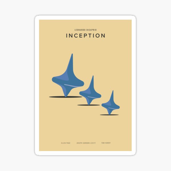"INCEPTION POSTER" Sticker for Sale by RobGame | Redbubble