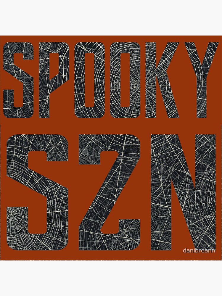 "Spooky Szn" Sticker by danibreann | Redbubble