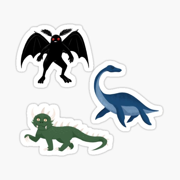 "Cryptid Sticker Pack" Sticker for Sale by MorgannRose | Redbubble