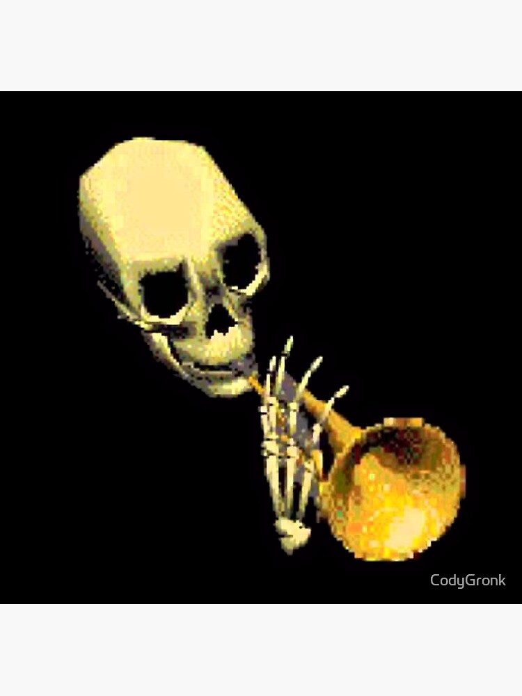 "Doot Skeleton" Poster by CodyGronk | Redbubble