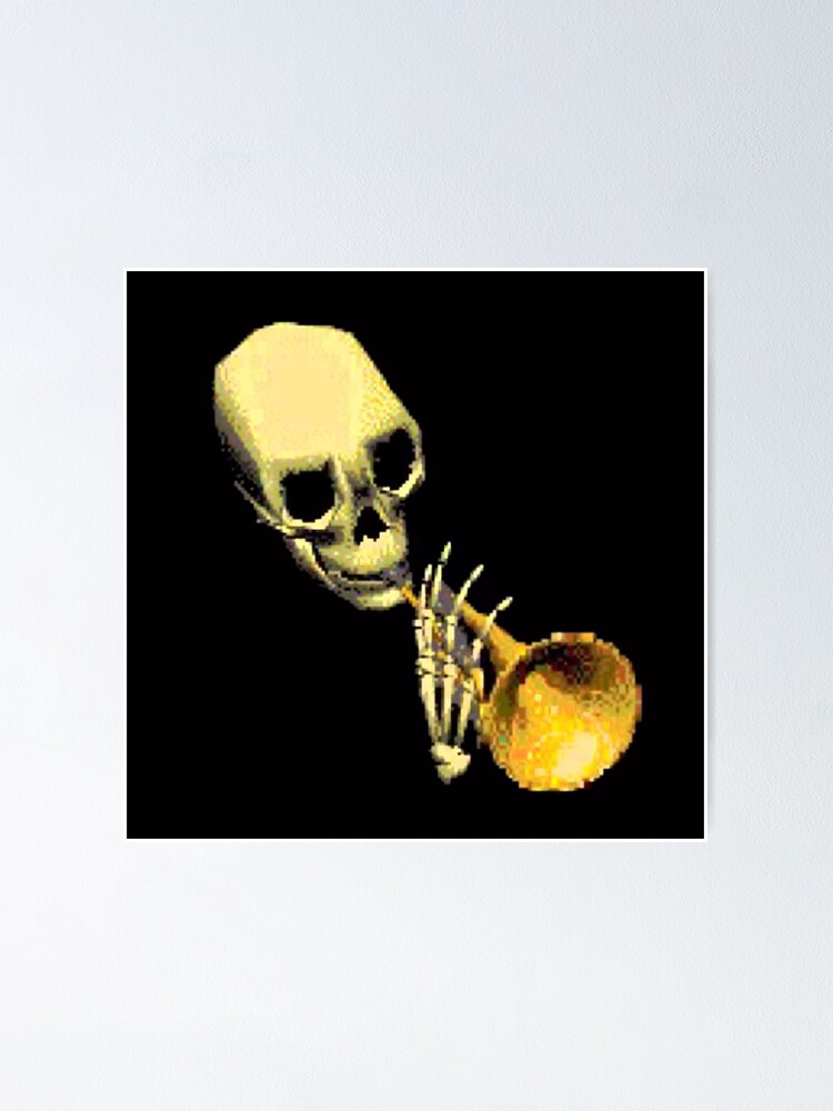 "Doot Skeleton" Poster by CodyGronk | Redbubble