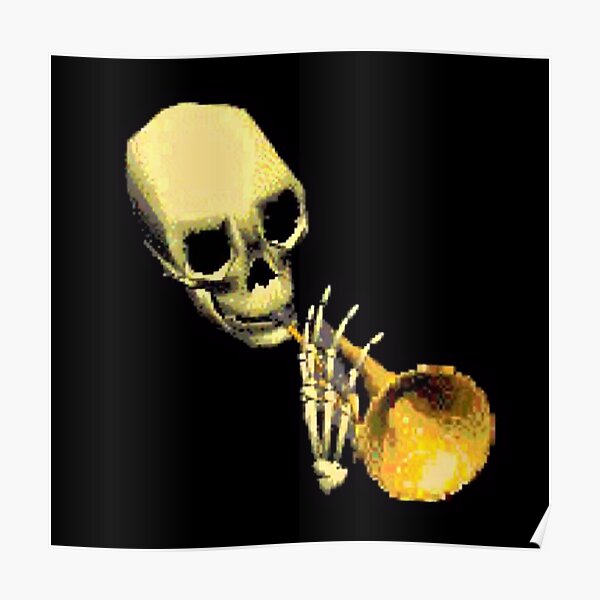 "Doot Skeleton" Poster by CodyGronk | Redbubble