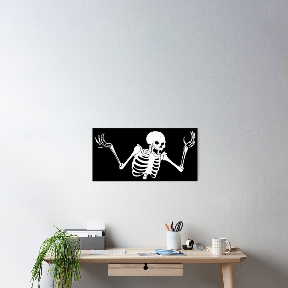 "Angry Skeleton Meme" Poster by CodyGronk | Redbubble