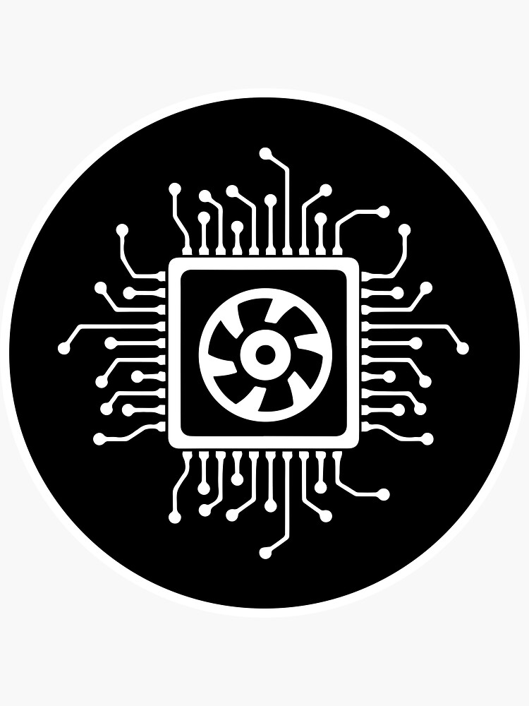 "GPU Sticker" Sticker by coderman | Redbubble