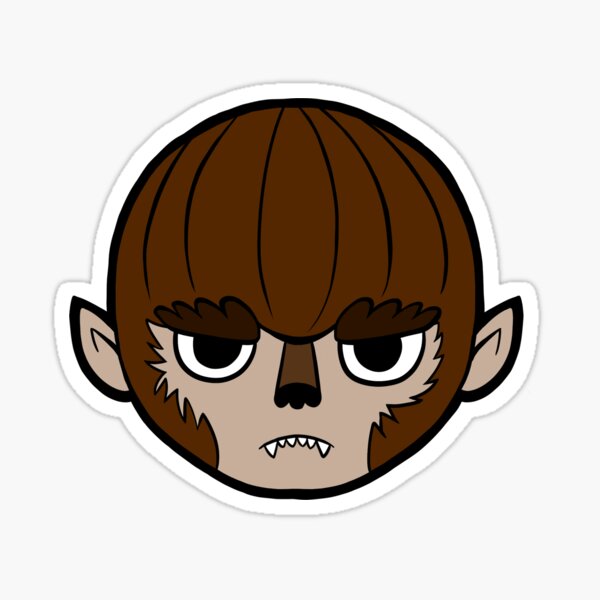 Chibi Werewolf Sticker For Sale By Lonelybunny Redbubble