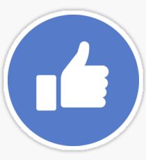 Facebook Like Icon: Stickers | Redbubble