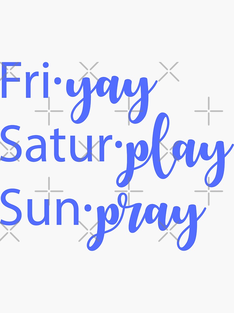 "Weekend Vibes" Sticker by jencloes | Redbubble