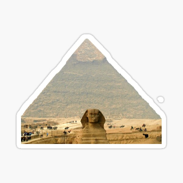 "Spinx and The Great Pyramid" Sticker for Sale by photozrus | Redbubble
