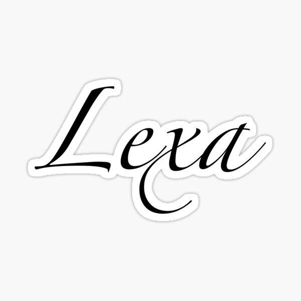 Lexa Stickers | Redbubble
