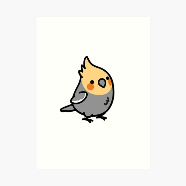 Chibi Parrot Art Prints | Redbubble
