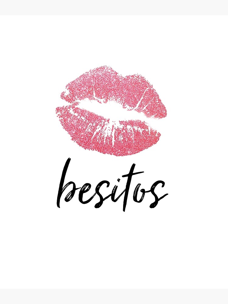 "Besitos" Poster by LatinoTime | Redbubble
