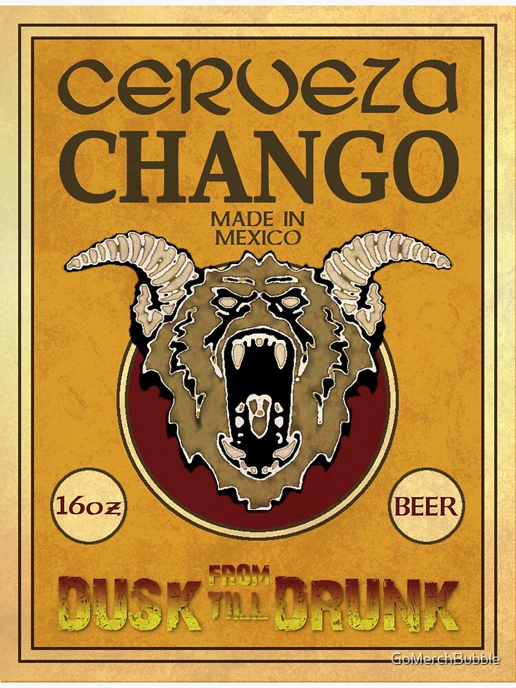 "Cerveza Chango Beer" Poster by GoMerchBubble | Redbubble