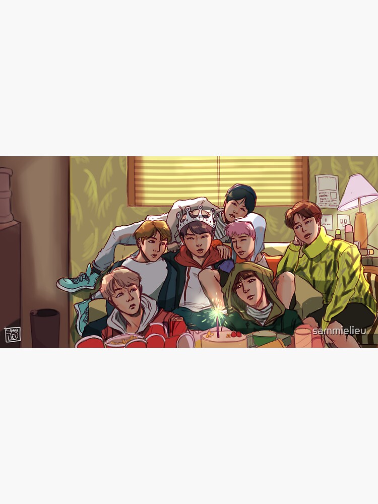 "Spring Day - BTS" Sticker by sammielieu | Redbubble