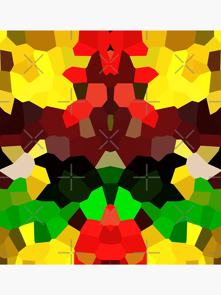 "Abstract red dog texture" Sticker for Sale by AsKartongs | Redbubble