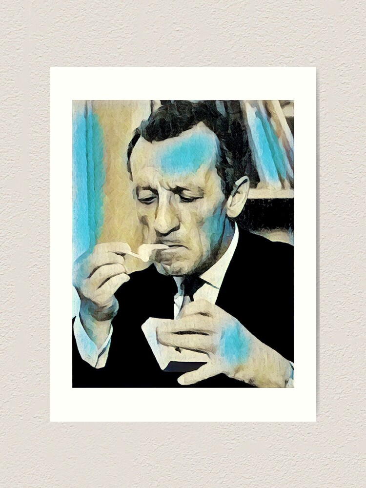 "Merleau-Ponty - stylized" Art Print by jaxxmc | Redbubble