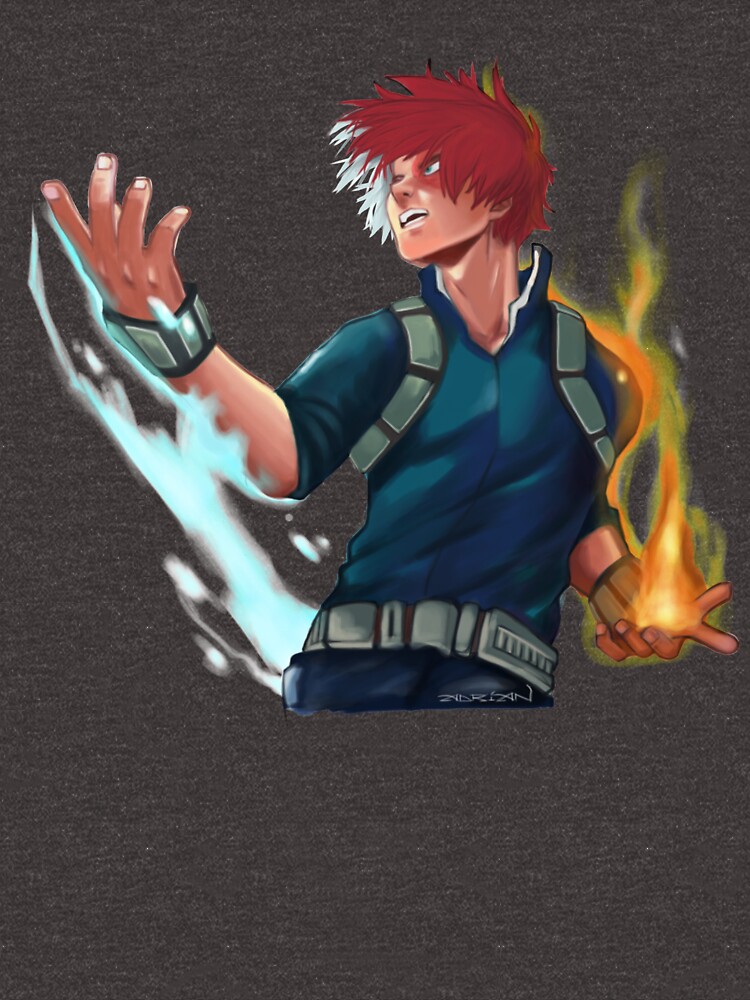"Shoto Todoroki" T-shirt for Sale by artloadrian | Redbubble | shoto ...