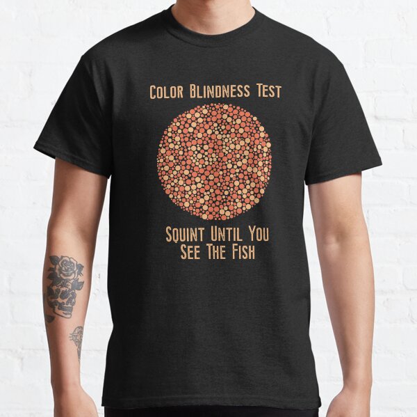 "Funny Color Blindness Test Joke" T-shirt by gorillamerch | Redbubble