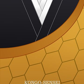 "HNK: KONGO SENSEI" Graphic T-Shirt for Sale by Hikarisoul | Redbubble