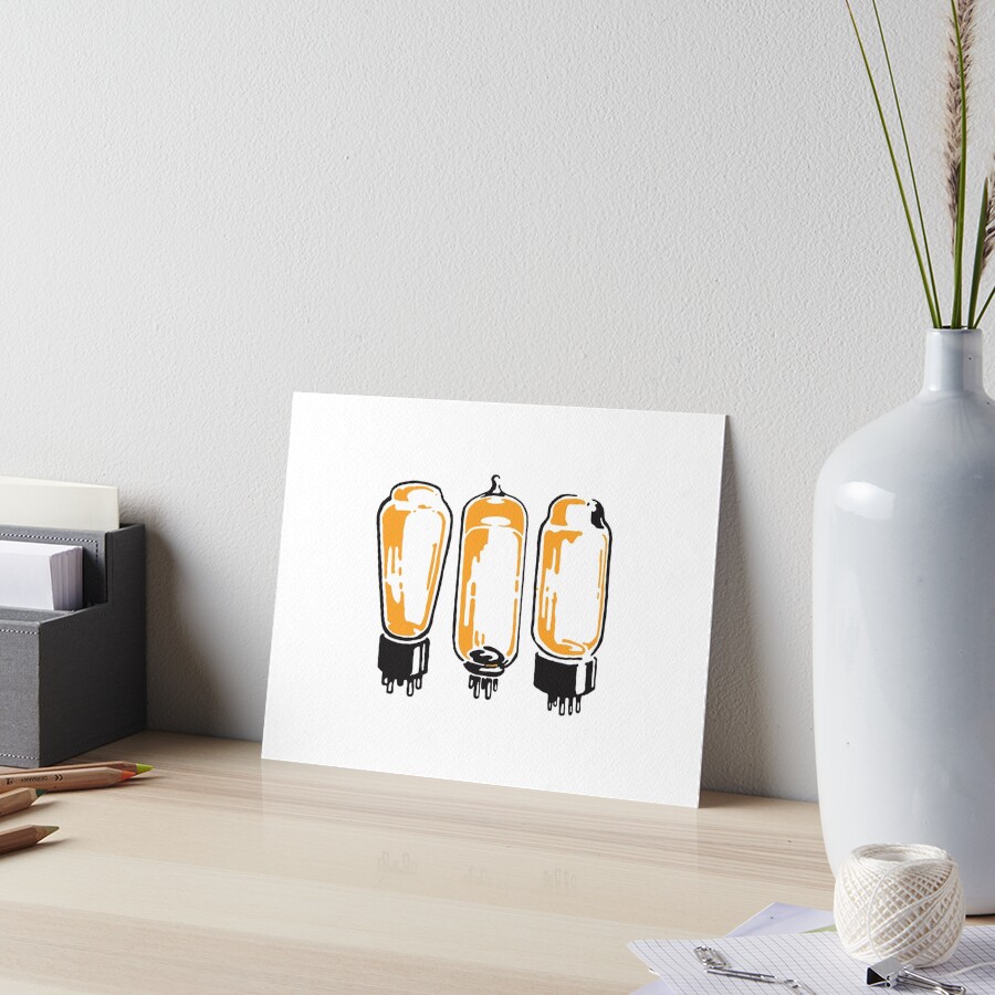 "Triple tubes" Art Board Print by SerifsWhiskey | Redbubble