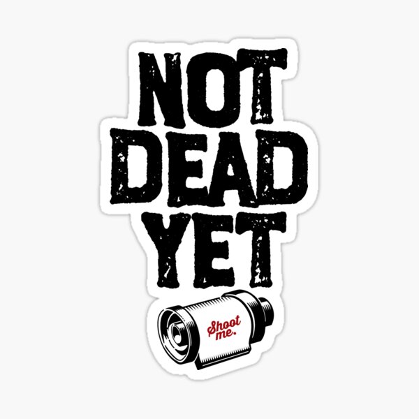 "Film is not dead yet" Sticker by SerifsWhiskey | Redbubble