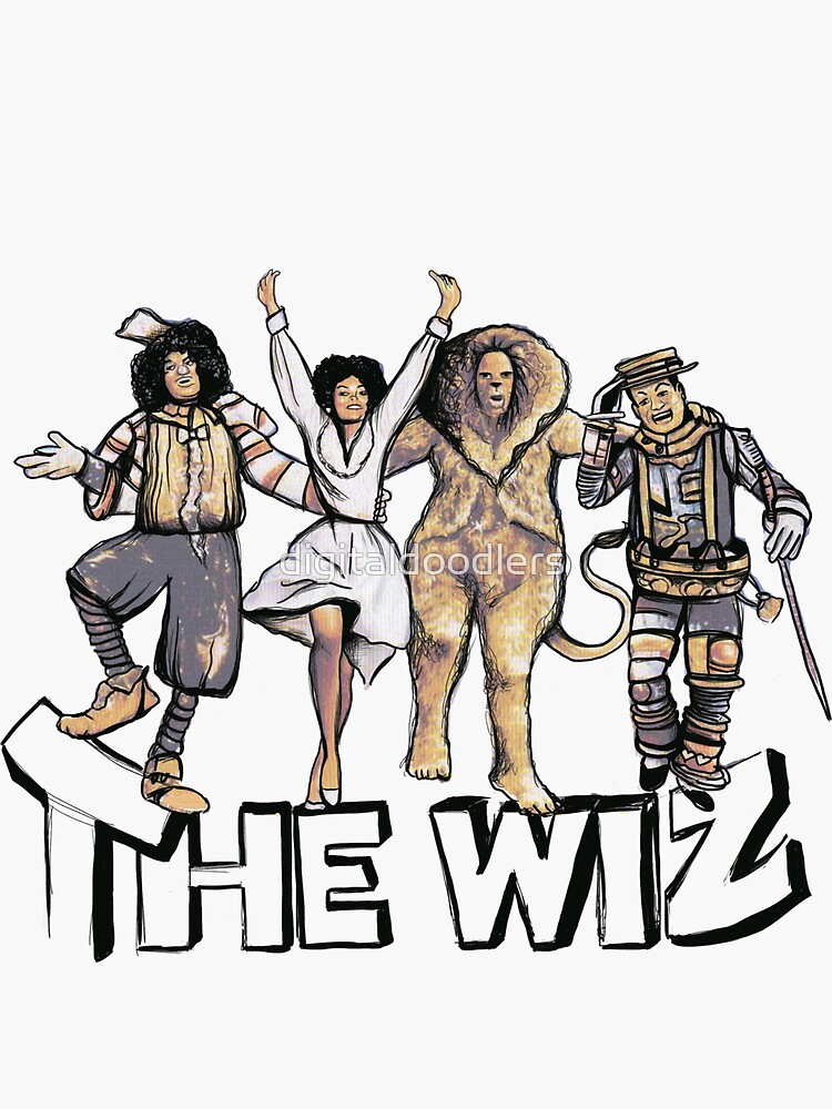 "The Wiz Ya'll" Sticker for Sale by digitaldoodlers | Redbubble