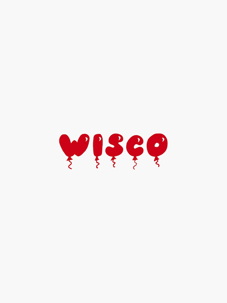 "Wisco Balloons" Sticker by laurenplattman | Redbubble