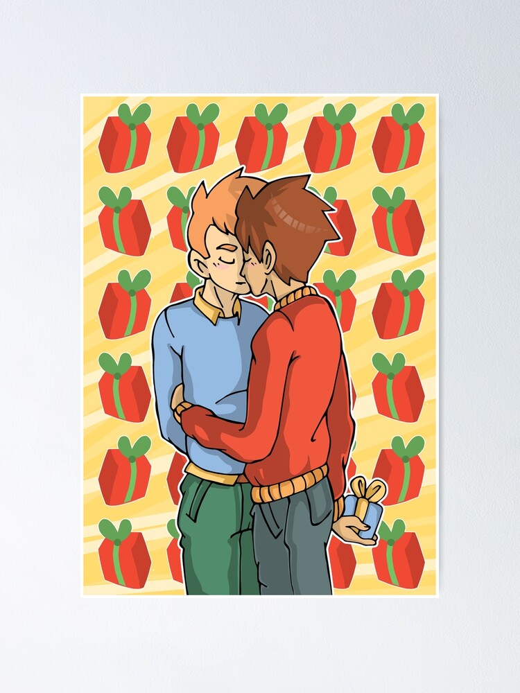 The Gay Kiss Lgbt Kiss Poster For Sale By Stedebonnet Redbubble