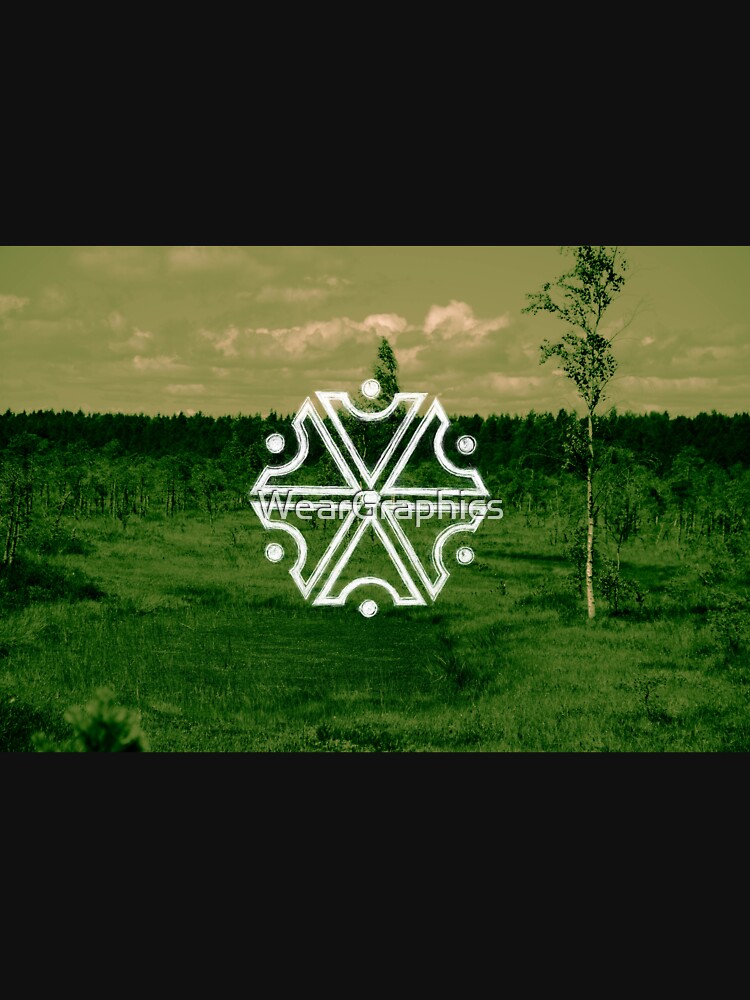 Perun Slavic God Of Thunders Symbol Birch Tree On Swamps T Shirt