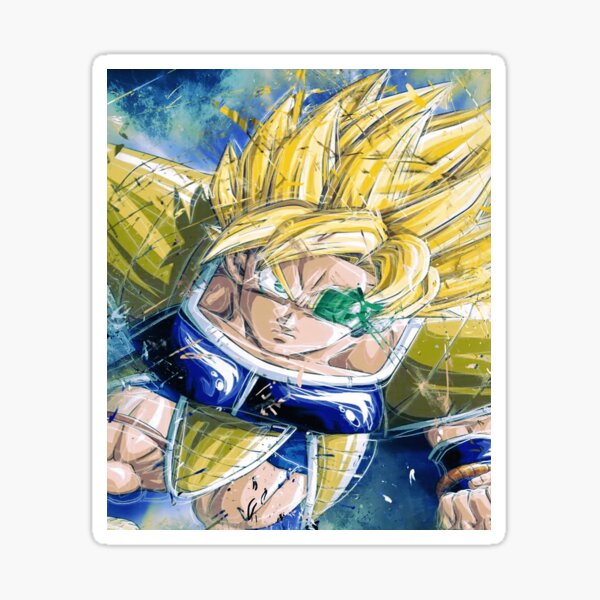"Bardock - Super Saiyan" Sticker for Sale by Visionyst | Redbubble