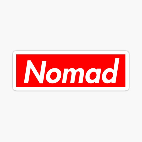 Nomad Logo Stickers | Redbubble