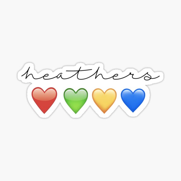 "heathers the musical" Sticker for Sale by alisonbechdels | Redbubble