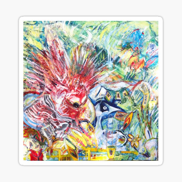 "Gang Gang" Sticker by lateralcanvas | Redbubble