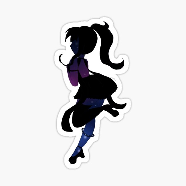 "Galaxy girl" Sticker for Sale by SilverTheHope | Redbubble