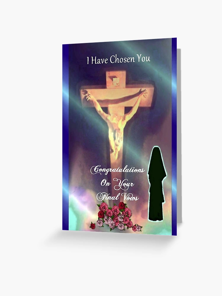 Congratulations Religious Vows Catholic Nun Religious Life Final Vows