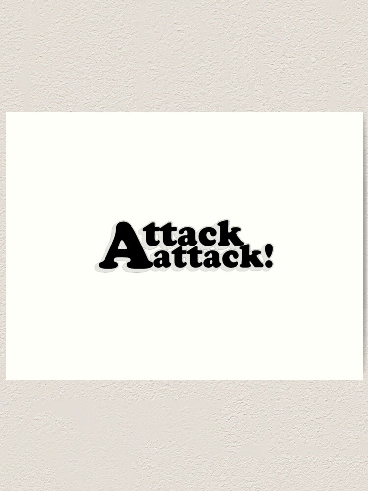 "Attack Attack! Logo" Art Print by kosterman17 | Redbubble