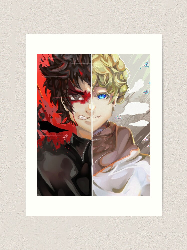 "Devilman Crybaby: Akira vs. Ryo" Art Print by Bee-humble-hun | Redbubble