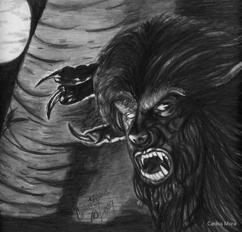 "Benicio Wolfman Del Toro" by Carliss Mora | Redbubble